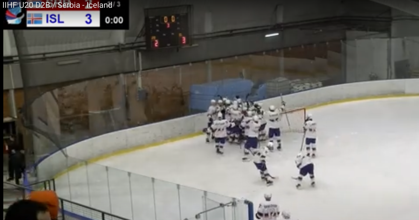 U20 pilta - Serbar lagðir á heimavelli | Íshokkísamband Íslands